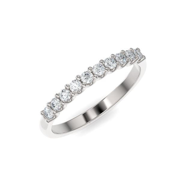 U-Shape Anniversary Band - Gold Ring – Vena Nova